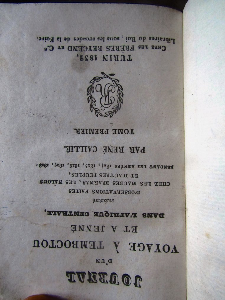 Rene Caillie - Voyage a Temboctou et a Jenne dans l'Afrique centrale ...