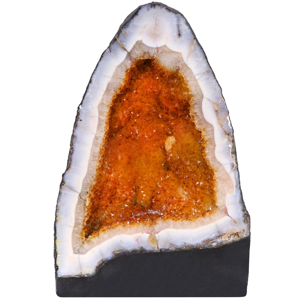 Geen reserve - 'Fanta' Oranje Citrien - Geode - 36x24x20 cm- 16 kg ...