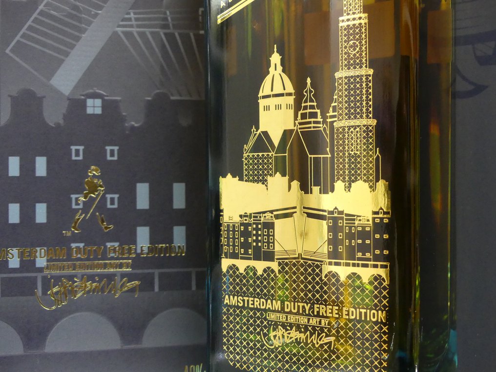 Johnnie Walker Blue Label Amsterdam Duty Free Limited Edition Design ...