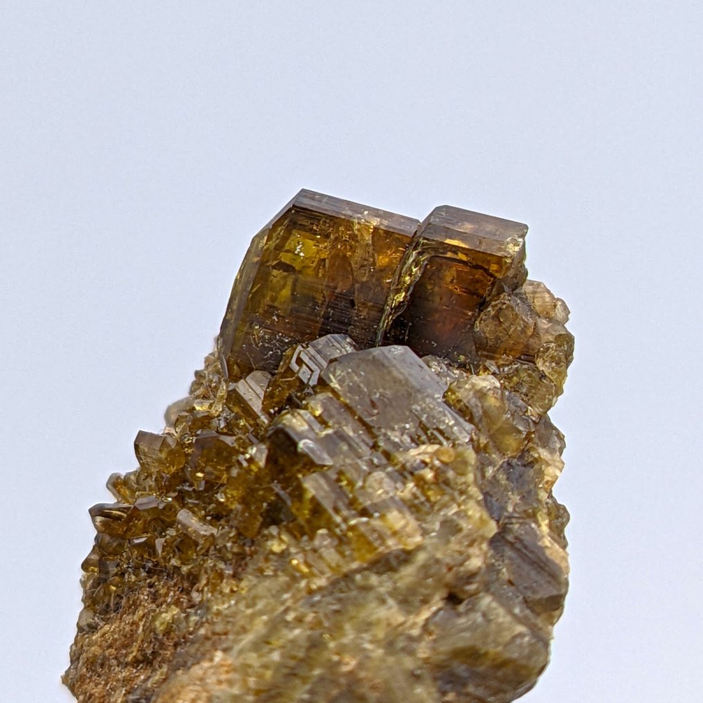 EPIDOTO in Raro abito, elegante, LAGO FALIN Cristalli su matrice ...