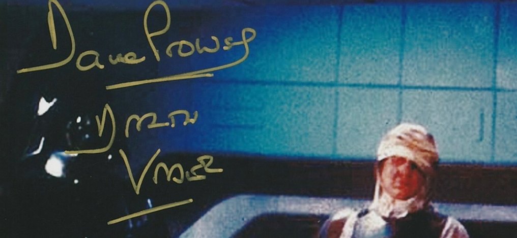 Star Wars Episode V: The Empire Strikes Back - Signed by Dave Prowse ...