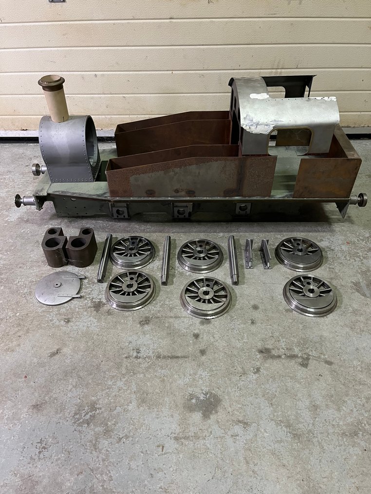 Zelfbouw 7 1/4 - Steam locomotive (1) - Model NS 7800 under construction see photos - NS ...