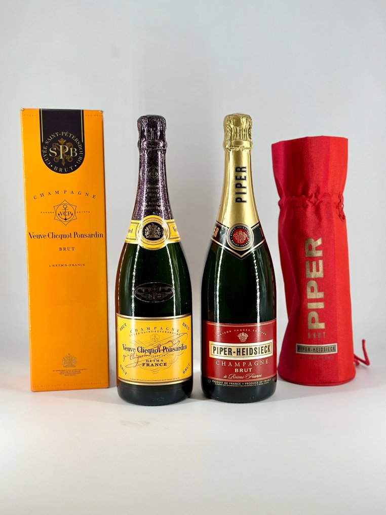 Piper Heidsieck, Veuve Clicquot, Veuve Clicquot Ponsardin Vintage Brut - Piper-Heidsieck Brut ...