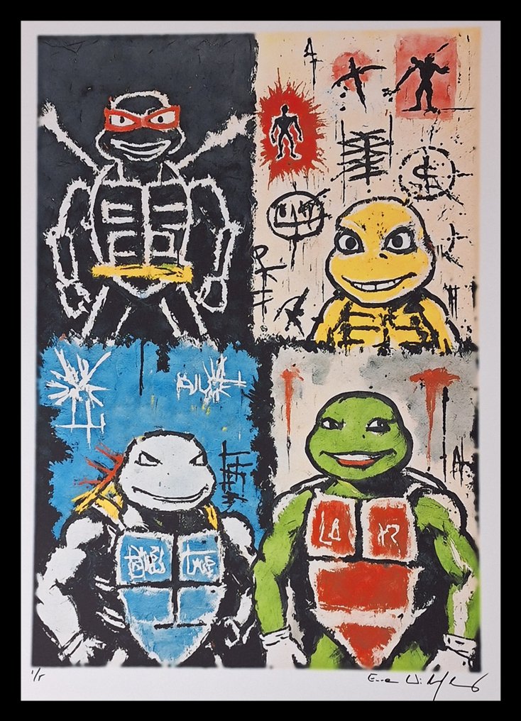 Teenage Mutant Ninja Turtles - Tribute series - Icons Reimagined Jean-Michel Basquiat - Edizione ...