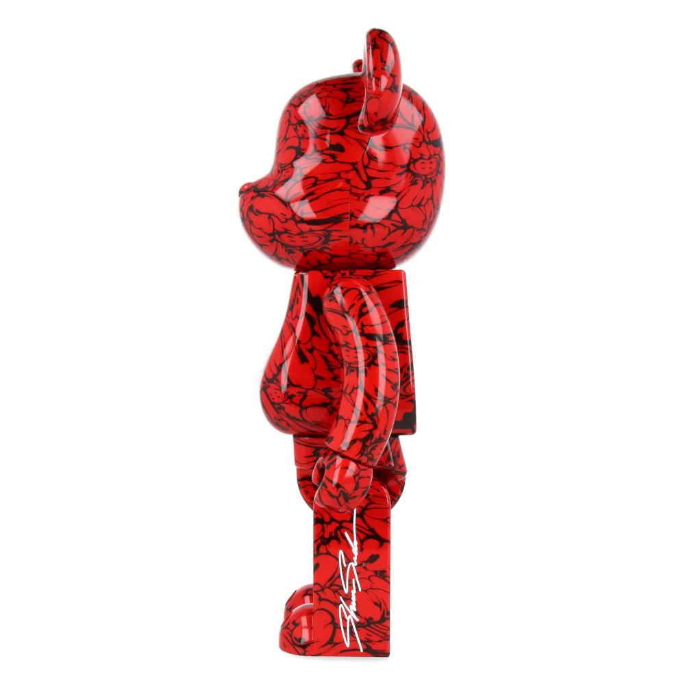 shun sudo - 400% & 100% Bearbrick set - Mr. Scarlet by Shun Sudo - auction online Catawiki