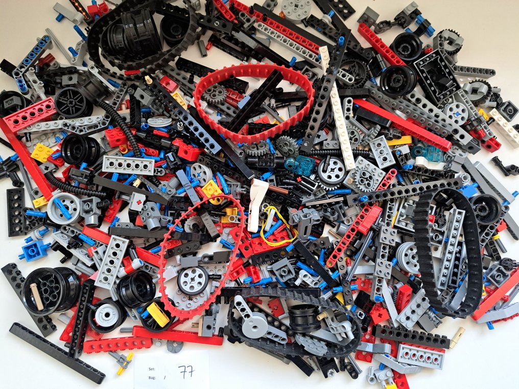 Lego Pezzi - Partij (#77) van 1000 Lego Technic onderdelen - Catawiki