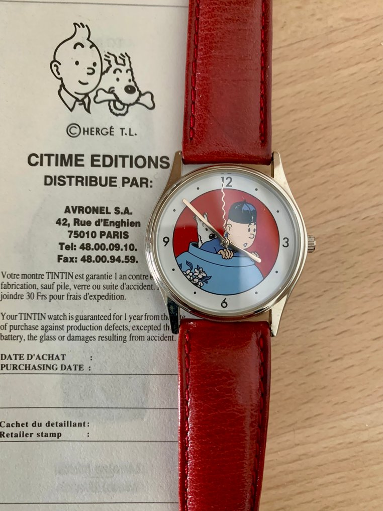 Tintin - Tintin et Milou cachès dans le vase "le Lotus Bleu" - 1 Tintin ...