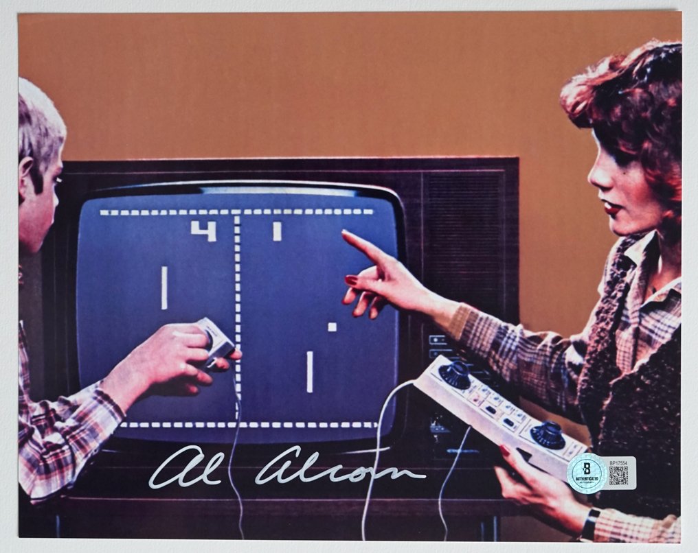 Atari - Rare Autograph From Allan Alcorn Creator of Pong with Beckett ...