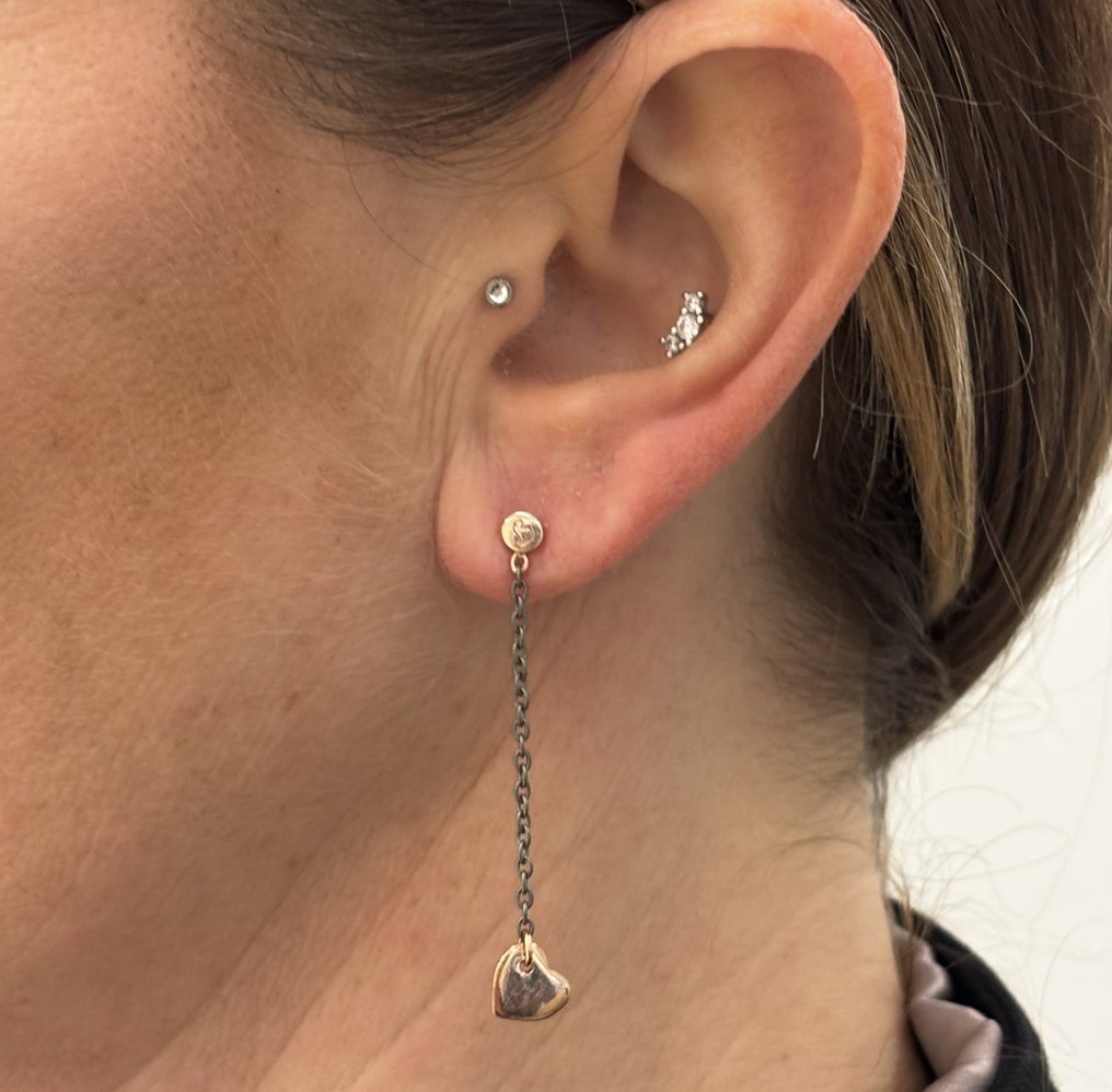 No Reserve Price - Dodo - Earrings - 9 kt. Rose gold - auction online Catawiki