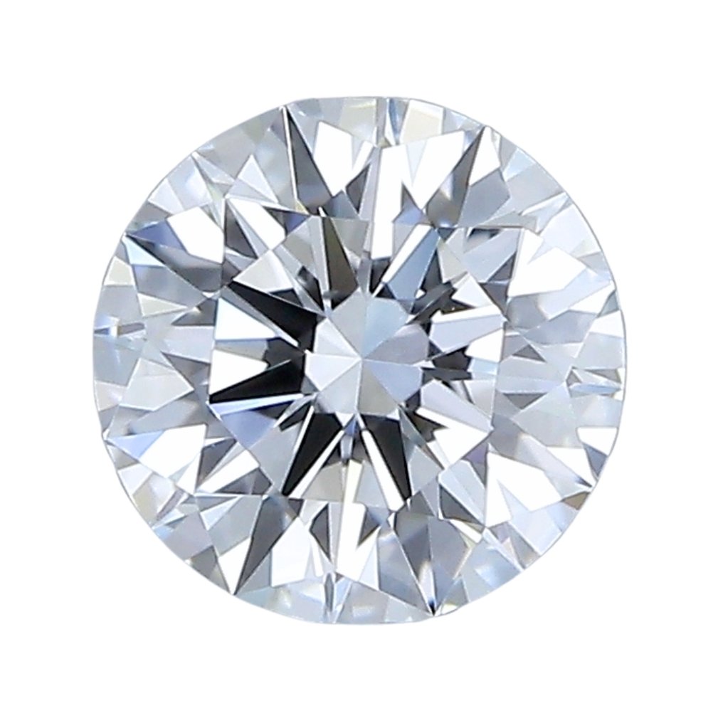 1 pcs Diamond (Natural) - 0.55 ct - Round - F - VS2 - Gemological ...