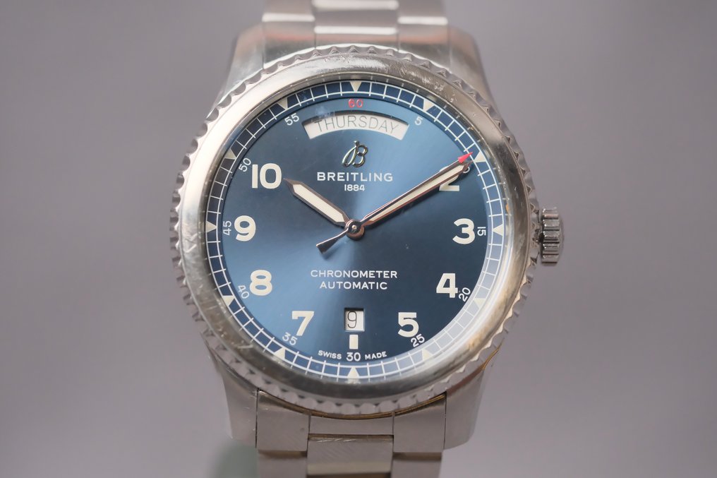 Breitling - Aviator 8 Day Date Automatic - A45330 - Men - 2010-2020 ...