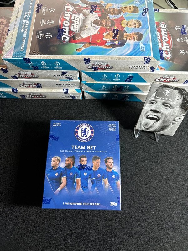 2023/24 Topps Chelsea FC Team Set - 1 Sealed box - Casi impecable (CI ...