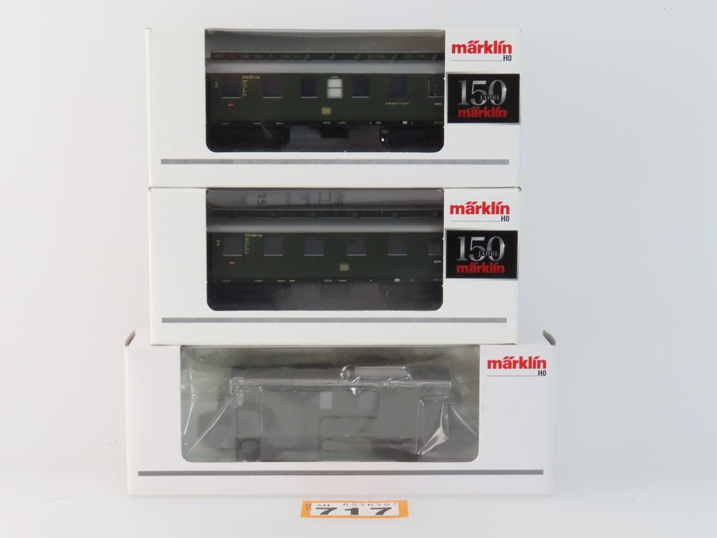 Märklin H0 - 43050/43070/46980 - Model train passenger carriage (3 ...