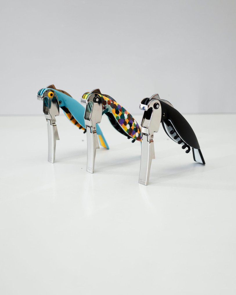 Alessi - Alessandro Mendini - Corkscrew - Parrot - Plastic, Steel ...