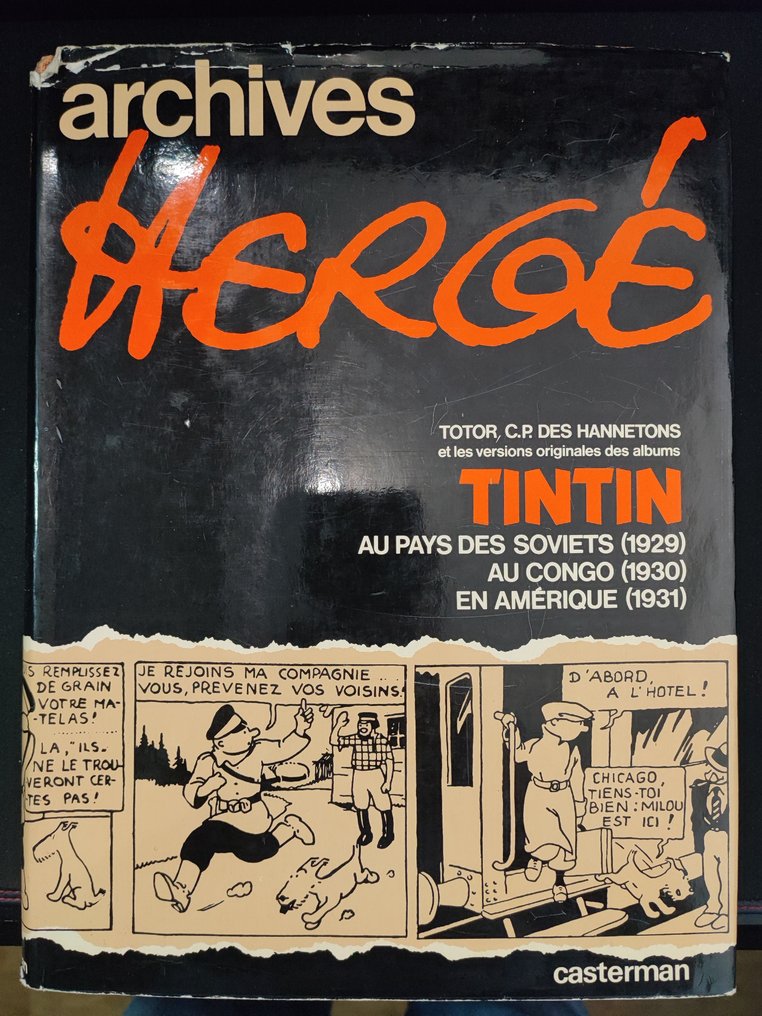 Tintin - Archives Hergé 1 - 1 Album - Reprint - auction online Catawiki