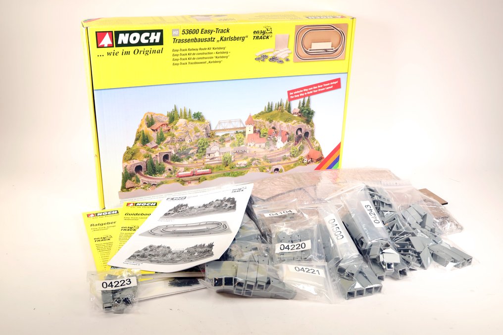 Noch H0 - 53600 - Décor de train miniature (1) - Kit de construction de voies Easy-Track ...