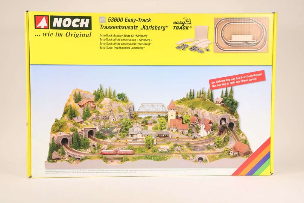 Noch H0 - 53600 - Décor de train miniature (1) - Kit de construction de voies Easy-Track ...