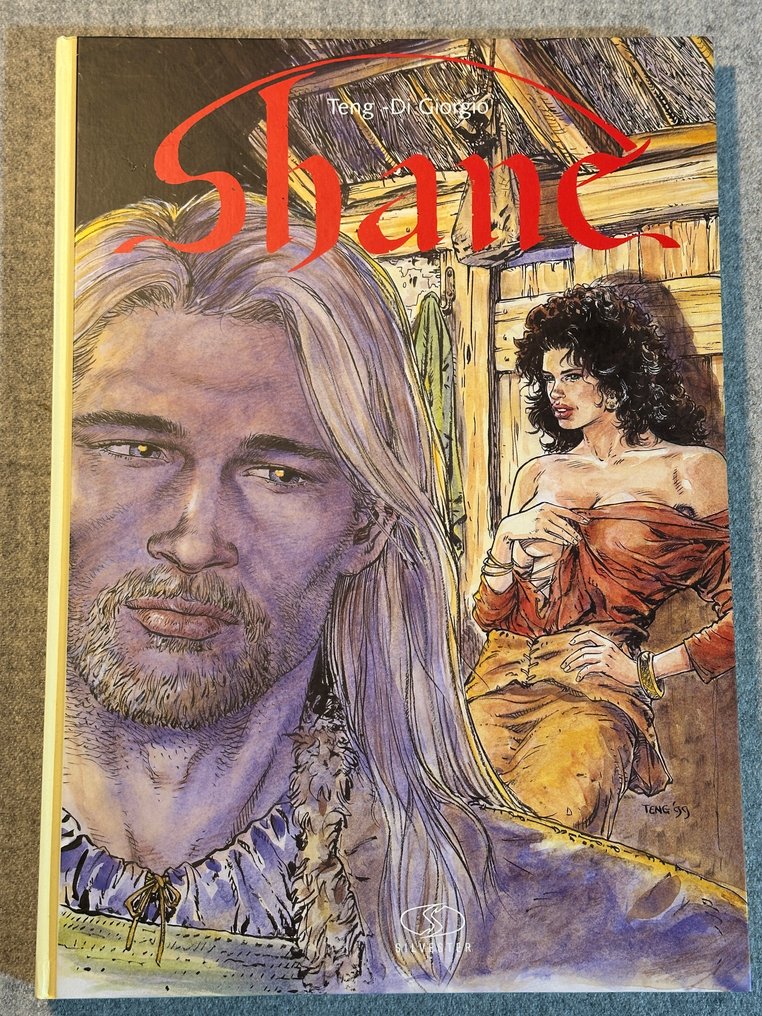 Shane - Shane with Dossier 1 - 1 Signed comic with original drawing ...
