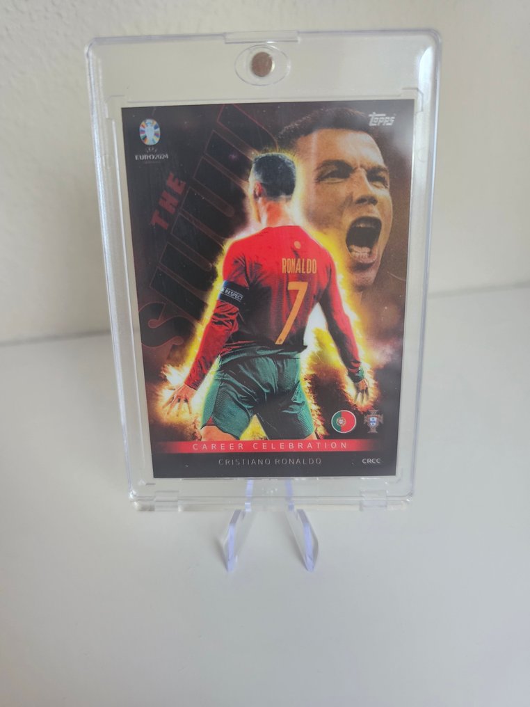 2024 Topps Match Attax UEFA Euro Cristiano Ronaldo The Siuuu - Career Celebration - 1 Card ...