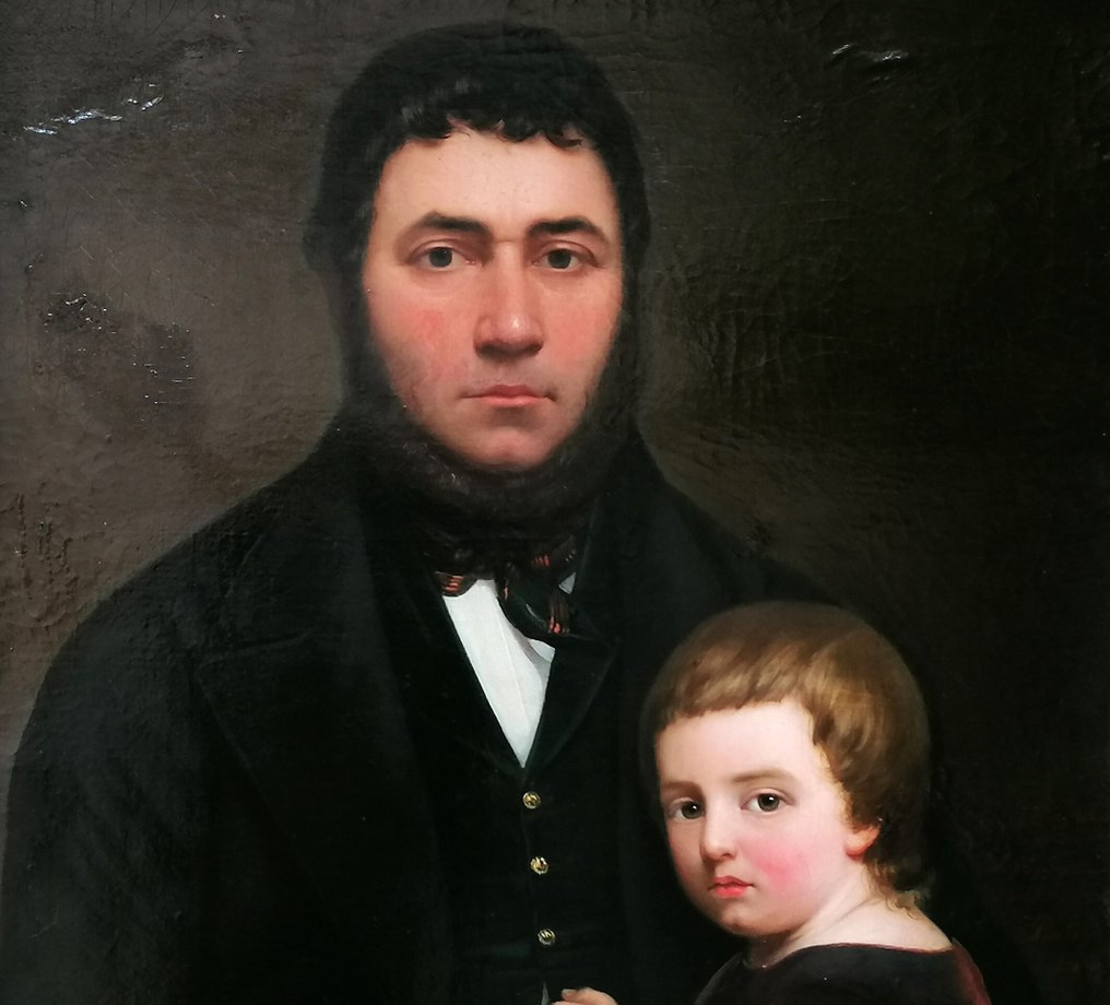 Joseph LEIENDECKER (1810-1867) - A noble portrait - auction online Catawiki
