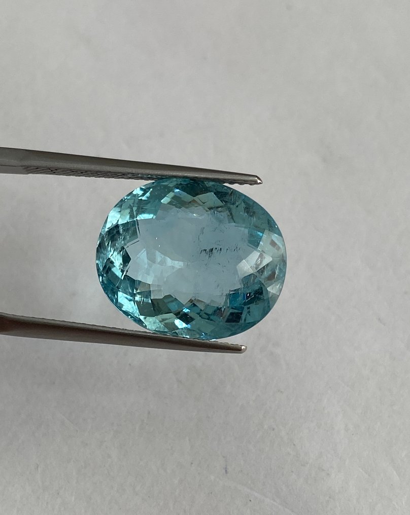 No Reserve Price Blue Aquamarine - 10.87 ct - Gemological Institute of America (GIA) - BLUE ...