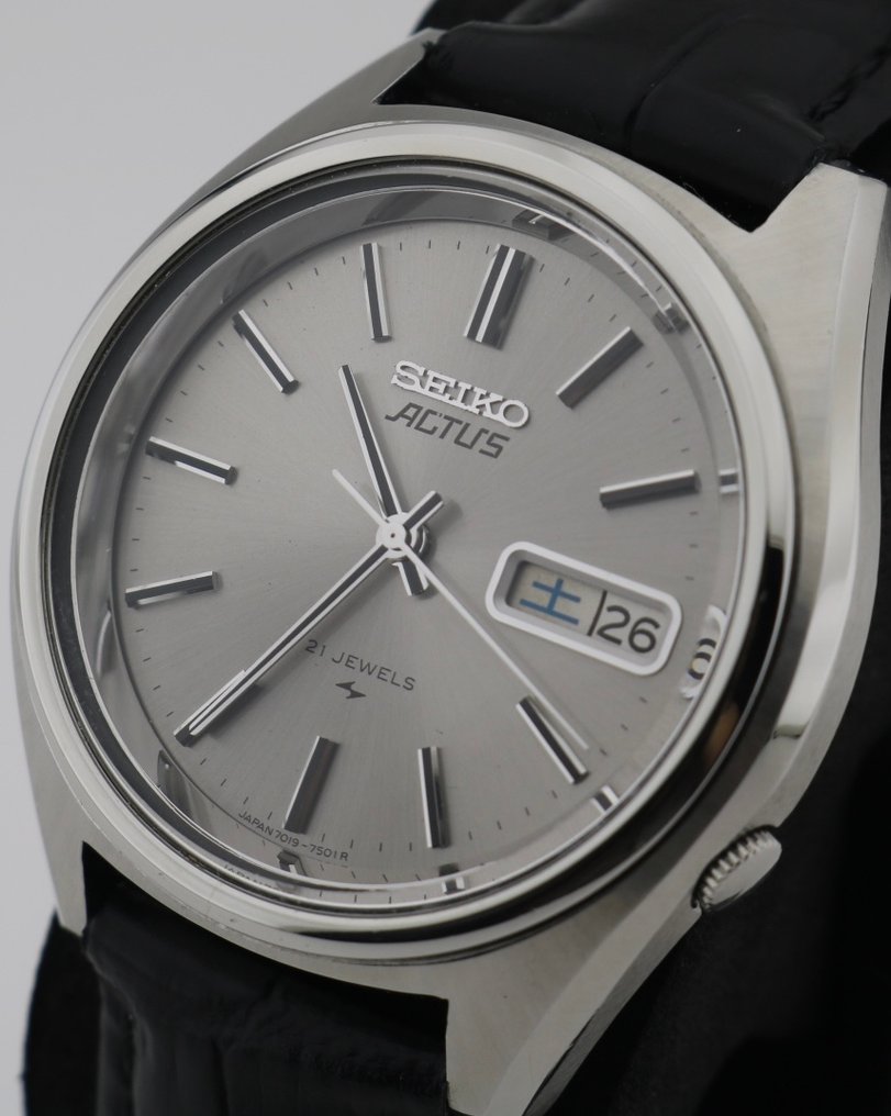 Seiko - 5 Actus Automatic Watch 7019-7060 – 21 Jewels - No Reserve Price - 778435 - Men - 1970 ...