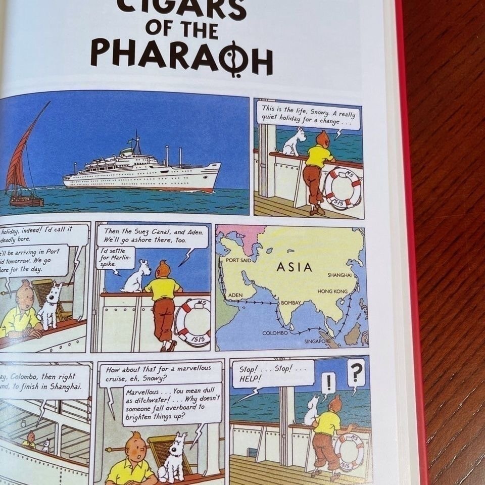 Tintin - The Adventures of Tintin comic book set - 8 Album - Catawiki