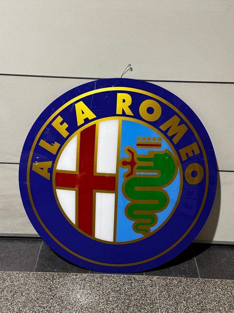 Sign - Alfa Romeo - XL dealer sign - auction online Catawiki