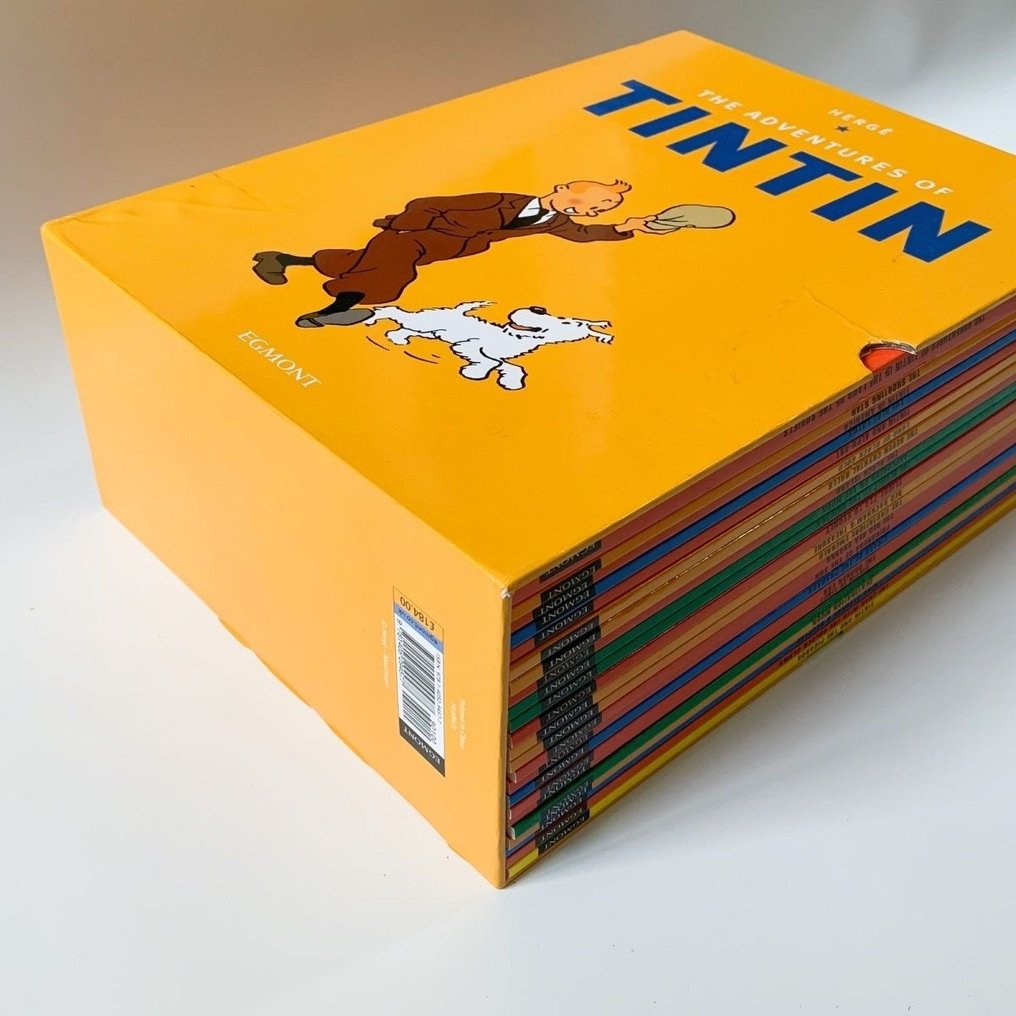 Tintin - The Adventures of Tintin comic book set - 23 Album - auction ...