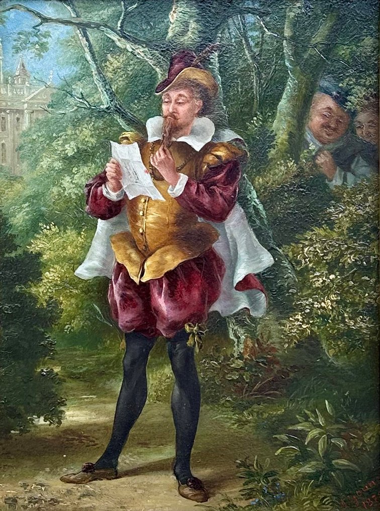 British school (XIX) - Malvolio from Twelfth Night - auction online ...