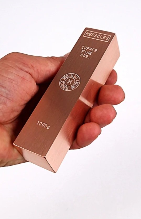 1 kilogram - Copper .999 - Sealed & with certificate. (No Reserve Price ...