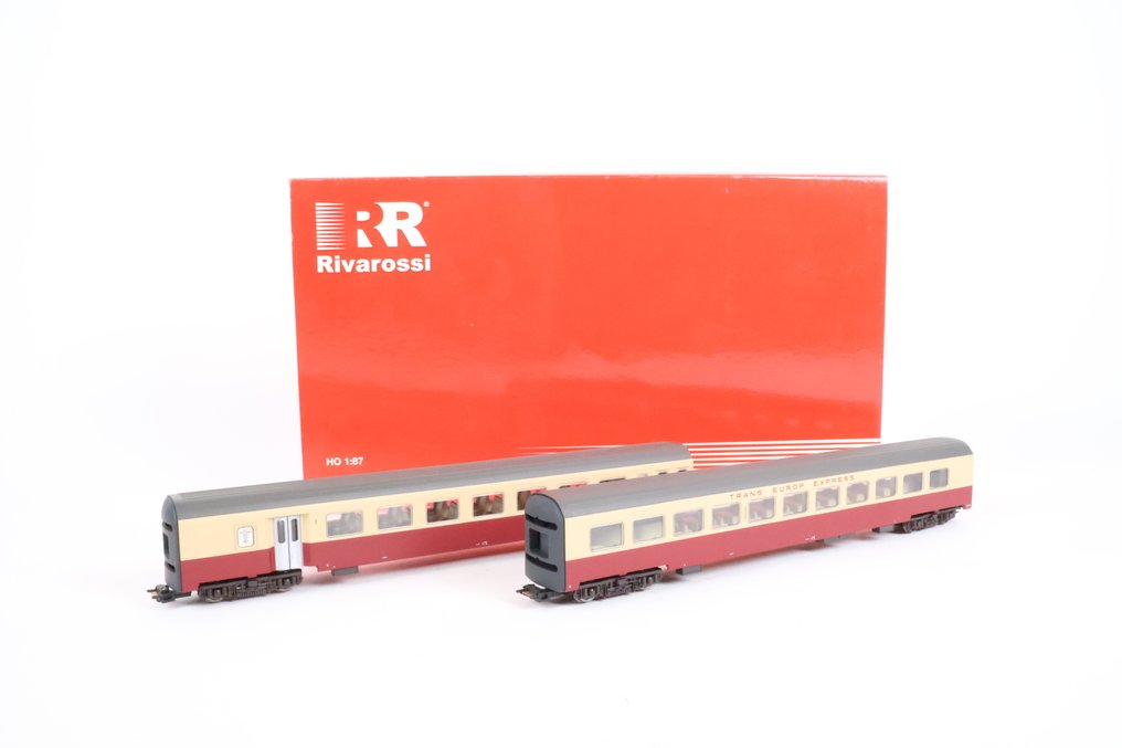 Rivarossi H0 - HR4024 - Model train passenger carriage set (1) - TEE RAe II intermediate ...