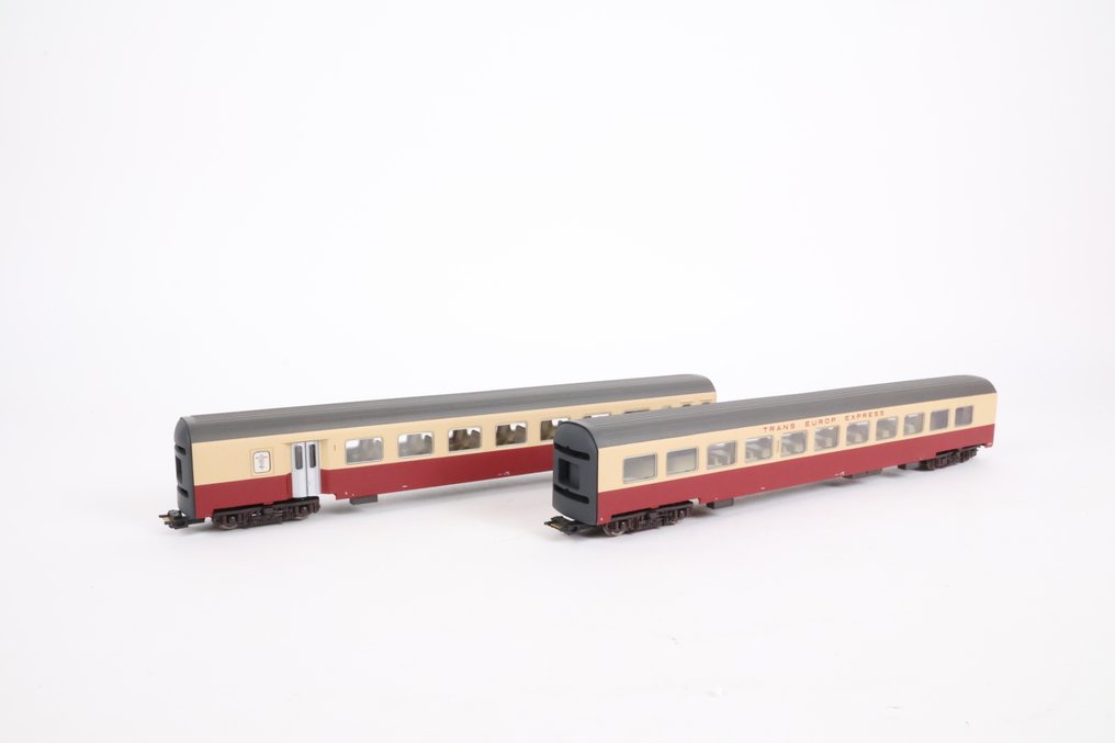Rivarossi H0 - HR4024 - Model train passenger carriage set (1) - TEE RAe II intermediate ...