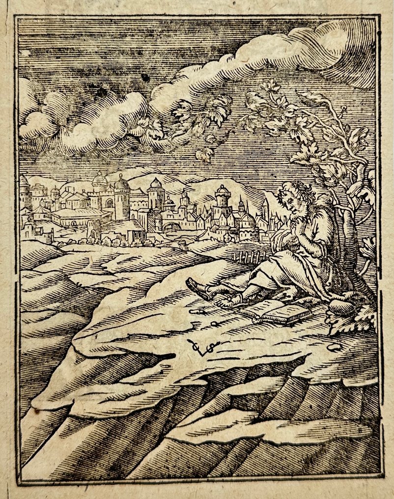 Christoffel van Sichem (II) (circa 1580–1651) - Jonah sits under the ...