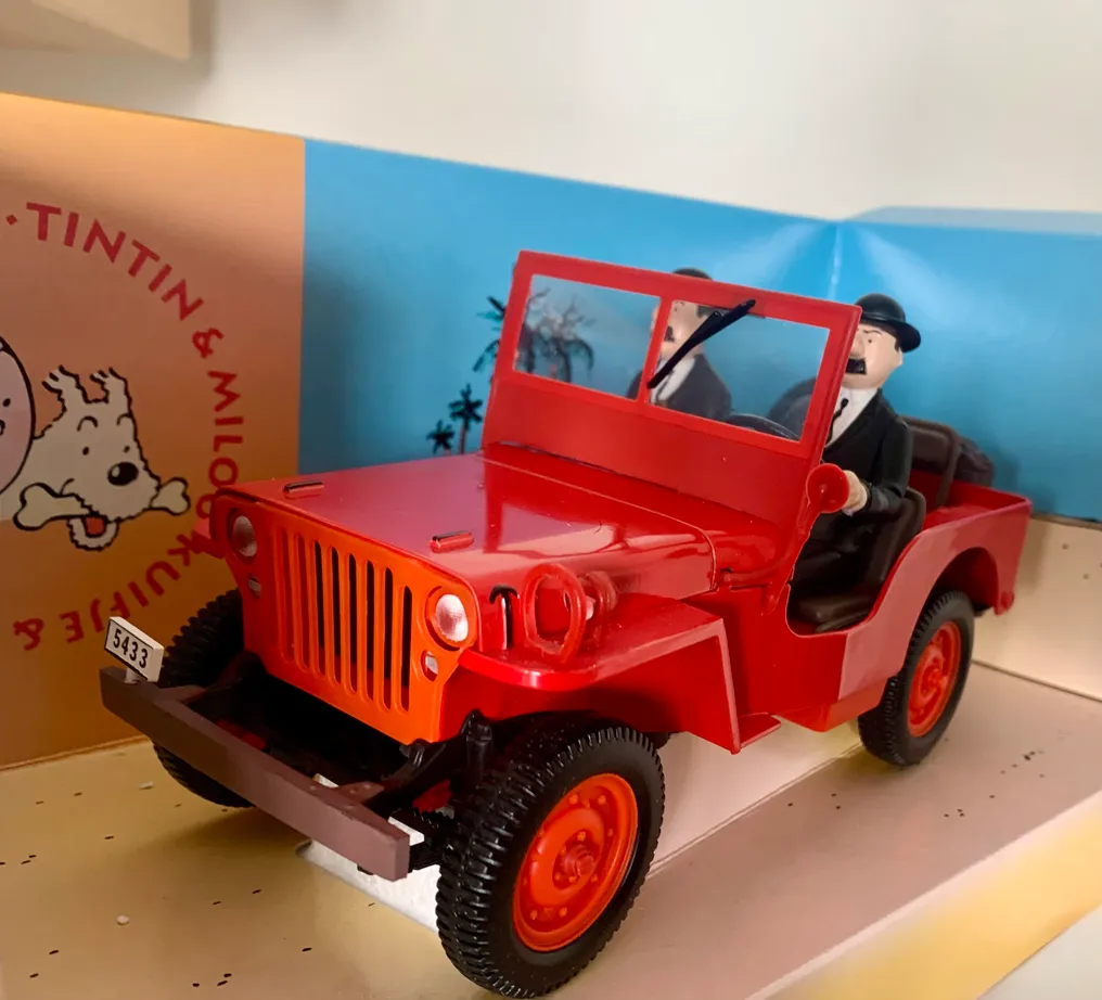 Tintin - Tintin i Dupont nella Terra dell'Oro Nero - 1 Jeep HAPAX -TINTIN 1/18 - Catawiki