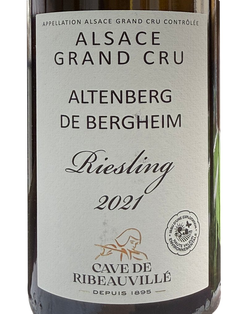 2021 Riesling - Grand Cru "Altenberg de Bergheim" - Cave de Ribeauvillé ...