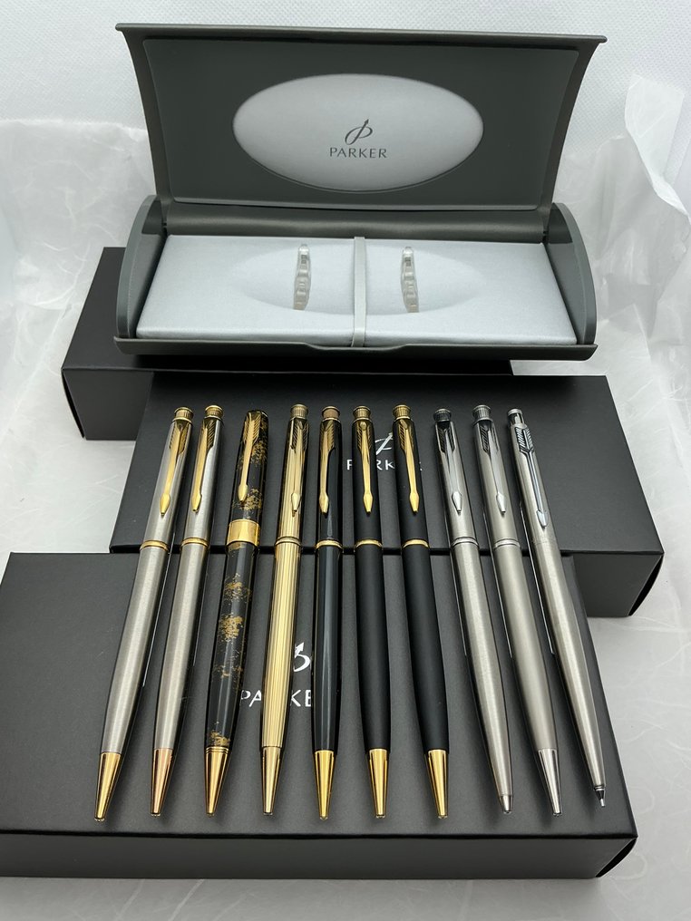 Parker - 10 stuks in 10 luxe dozen, NOS Insignia, Sonnet en Classic - Mechanical pencil ...