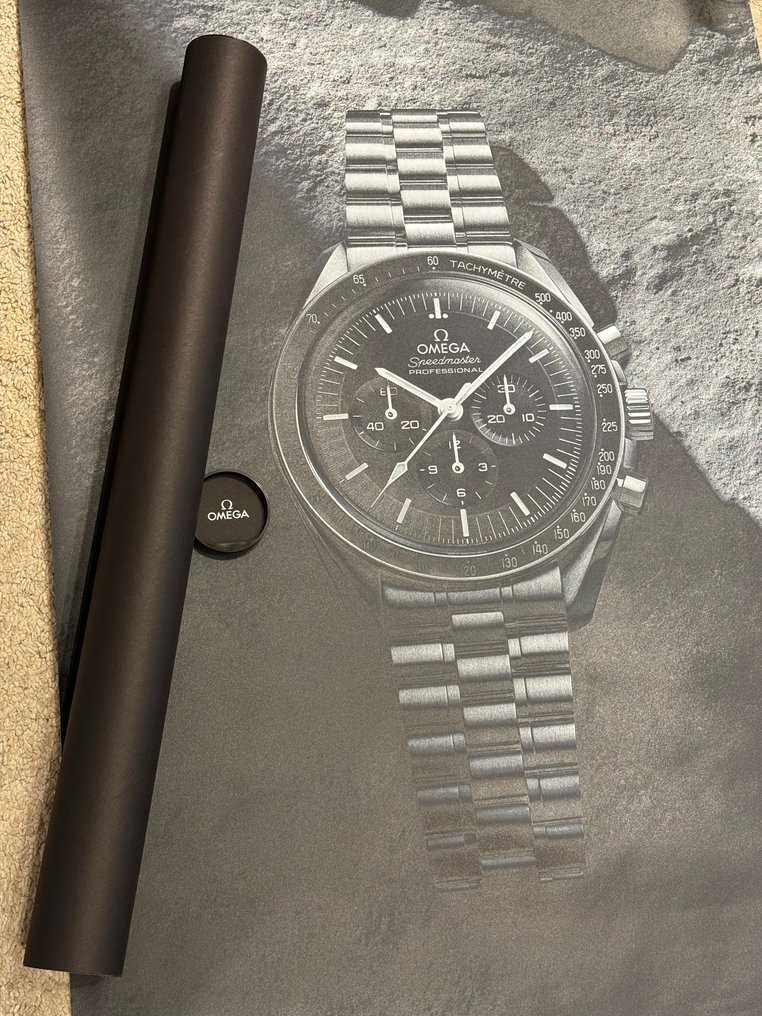 Omega - Omega poster Speedmaster 2025 with luminous paints - auction ...