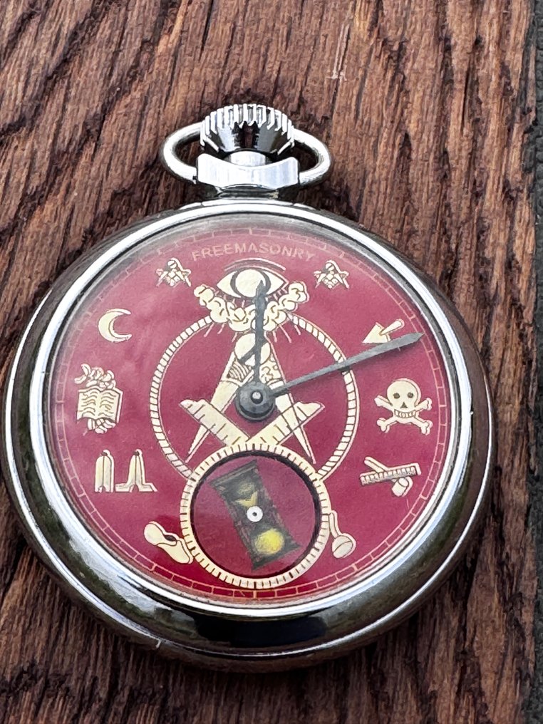Automaton pocket watch - Endura Time **Red Masonic Automaton Pocket ...