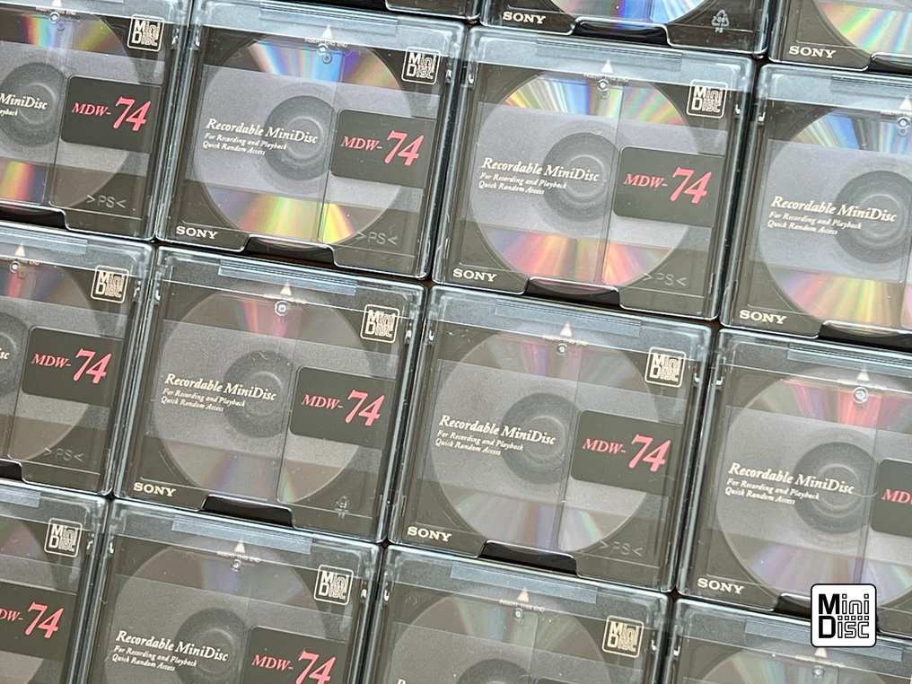 Sony Premium Blue MDW-74 - 20x MiniDisc Minidisc Number of items: 20 ...