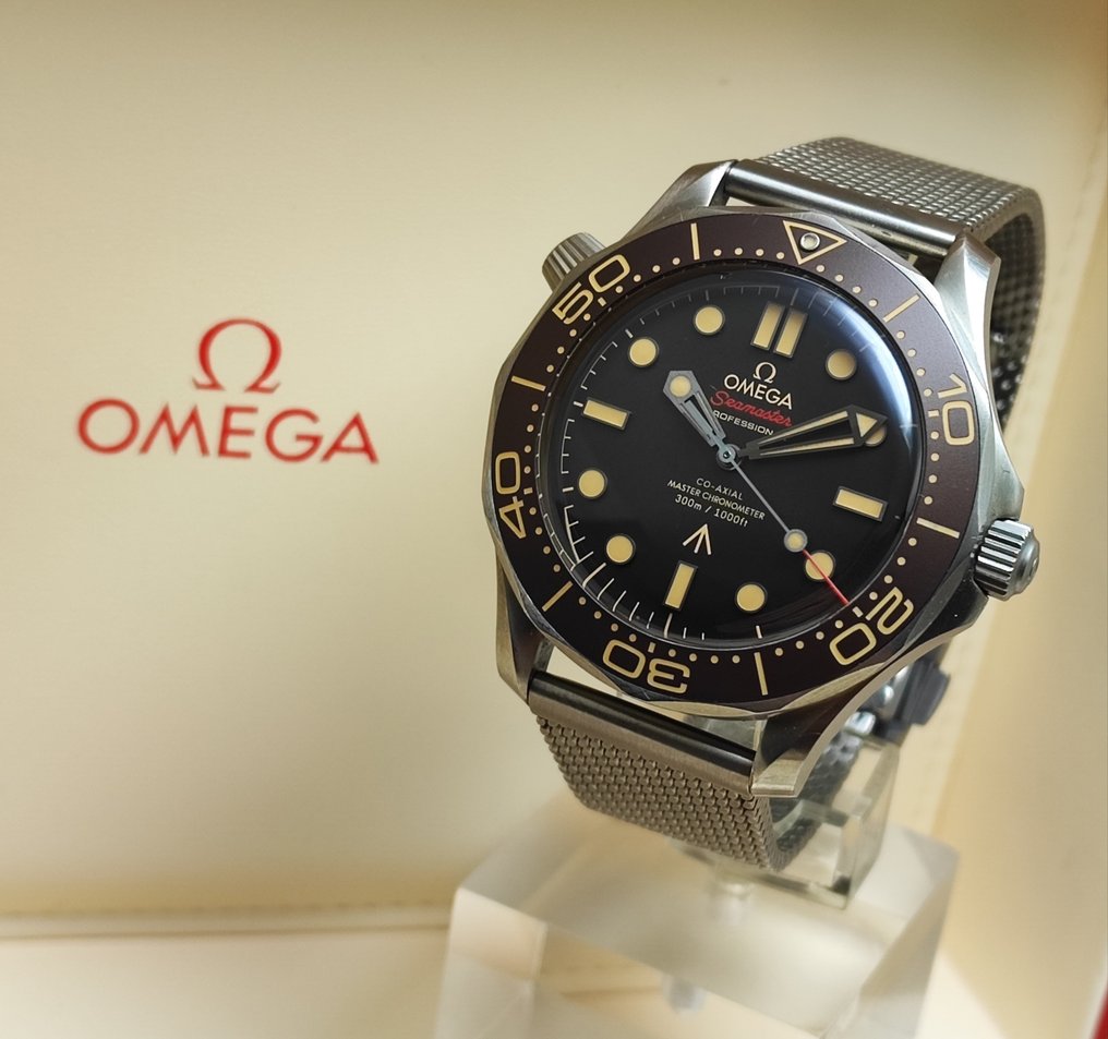 Omega - Seamaster Diver 300M “No Time To Die” 007 Edition Titanium - 210.90.42.20.01.001 - Men ...