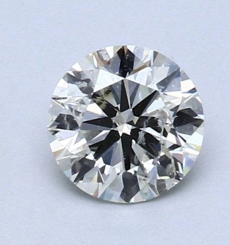 1 pcs Diamond (Natural) - 0.89 ct - Round - H - SI2 - Gemological Institute of America (GIA ...