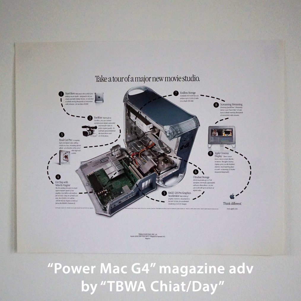 Apple Rare 2000, Original Apple Power Mac G4 Print Ad (TBWA Chiat/Day ...