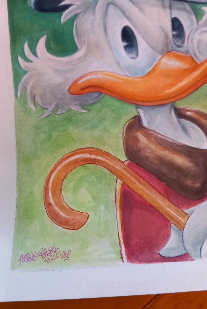 Alessandro Gottardo - 1 Watercolour - Uncle Scrooge - "Il Grande ...