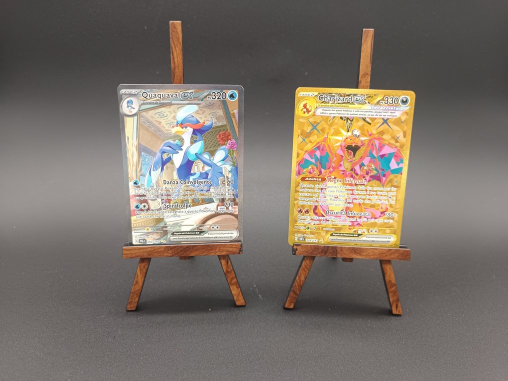 The Pokémon Company - 2 Card - Pokémon Ex - Charizard Gold quaval ex ...