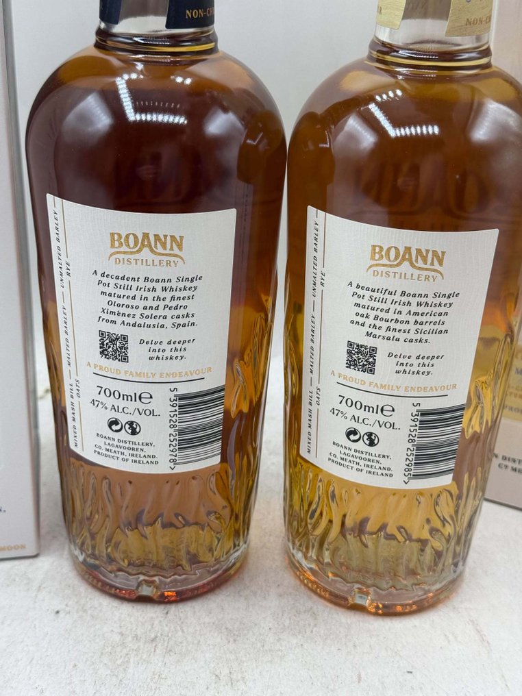 Boann - PX Cask & Marsala Cask - 70cl - 2 bottles - auction online Catawiki