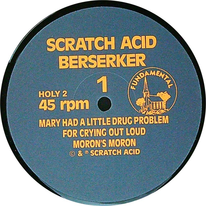 Scratch Acid - Berserker (6-track mini-LP) - LP Album (stand-alone item ...