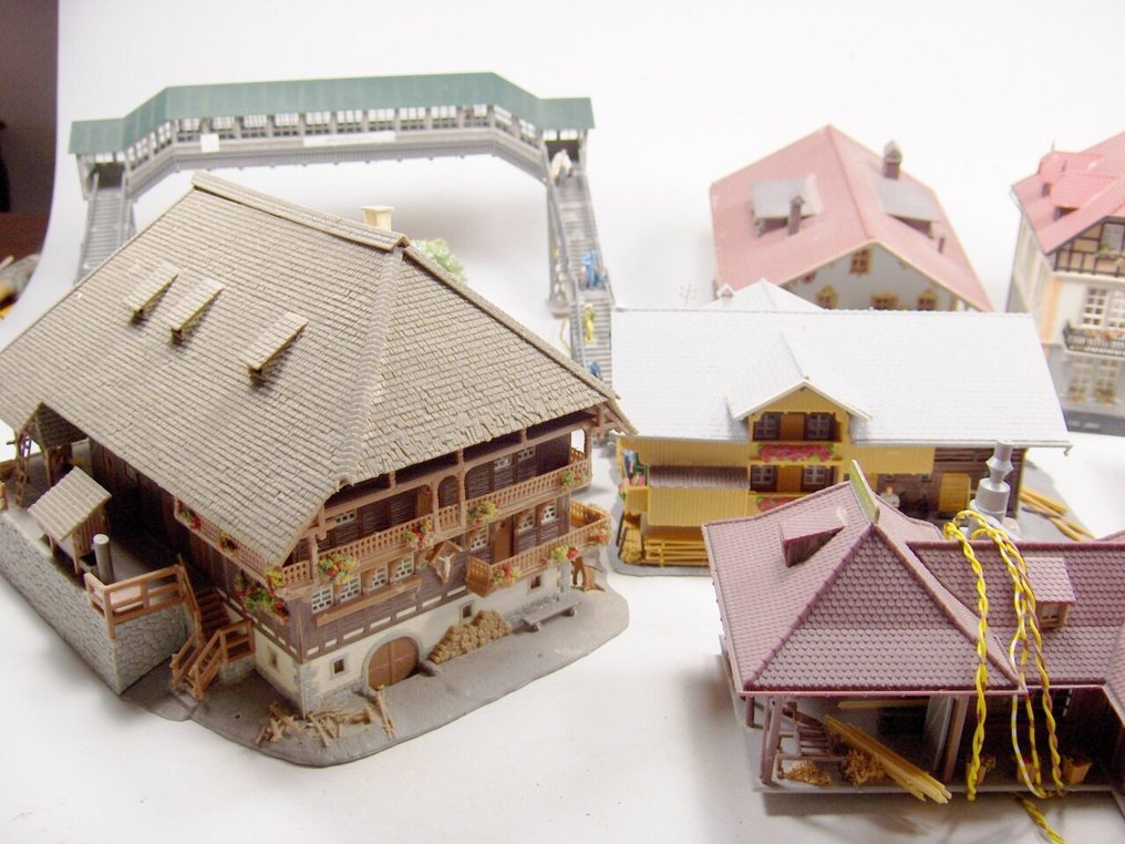 Faller, Pola, Vollmer H0 - Diverse nummers - Model train scenery (14 ...