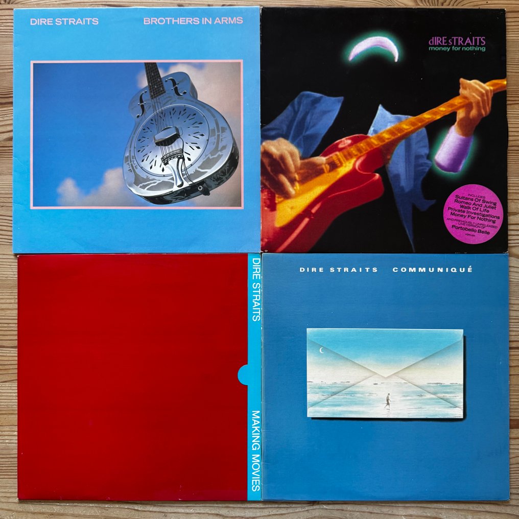 Dire Straits - 4 great albums from Dire Straits - Multiple titles - LP - Stereo - 1978 - auction ...