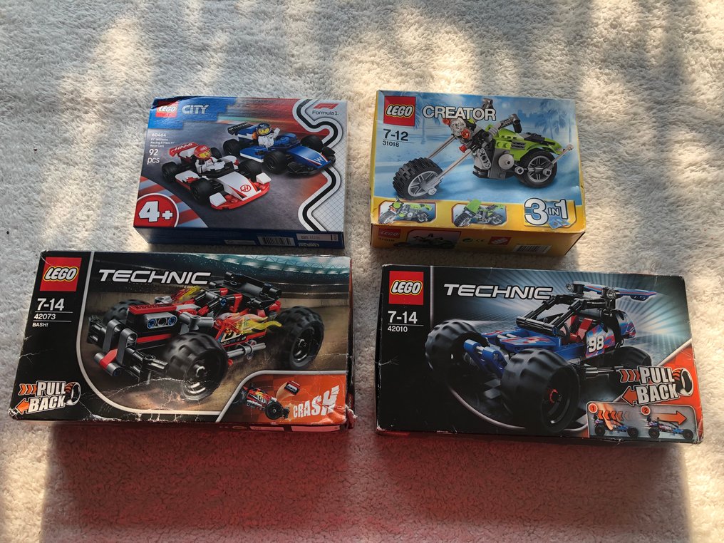 Lego - City, Creator, Technic - 60464 + 31018 + 42073 + 42010 - F1 ...